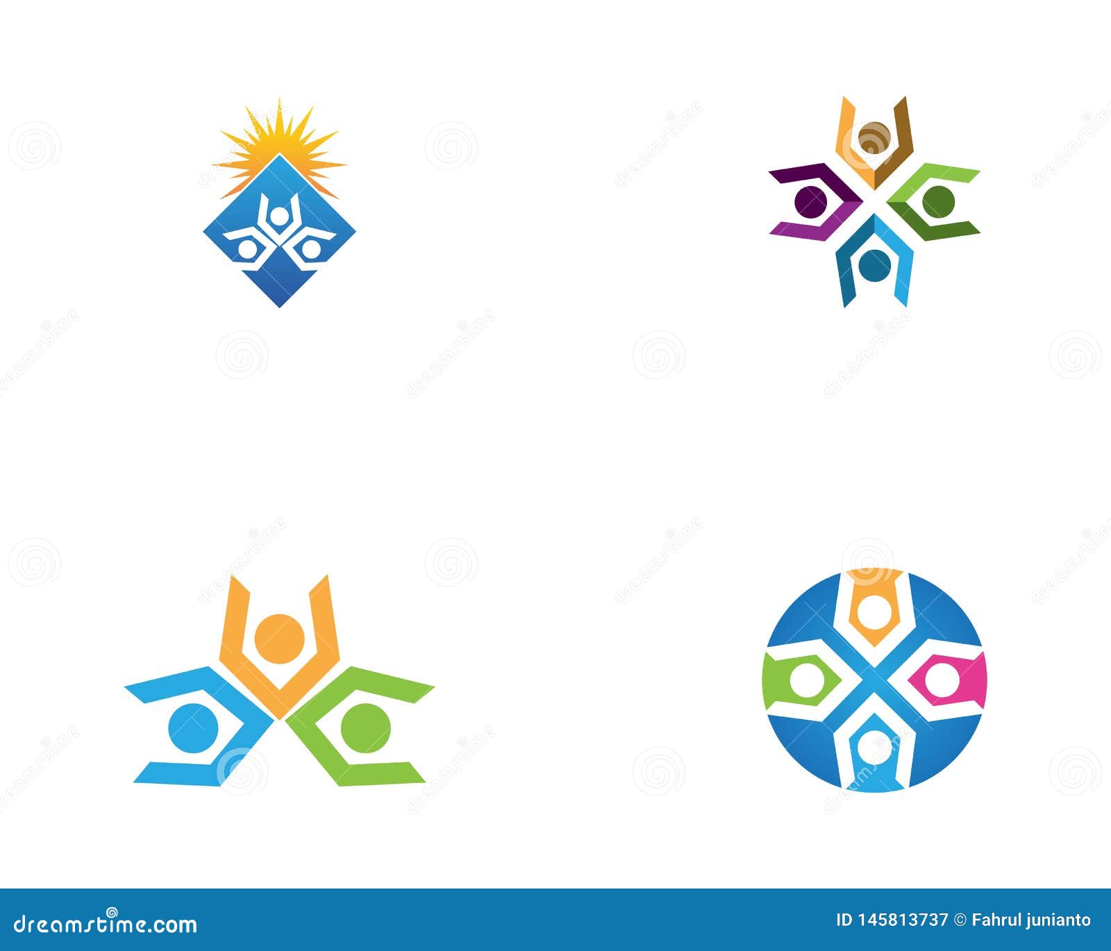 Community People Logo Vector Stock Vector - Illustration of symbol ...