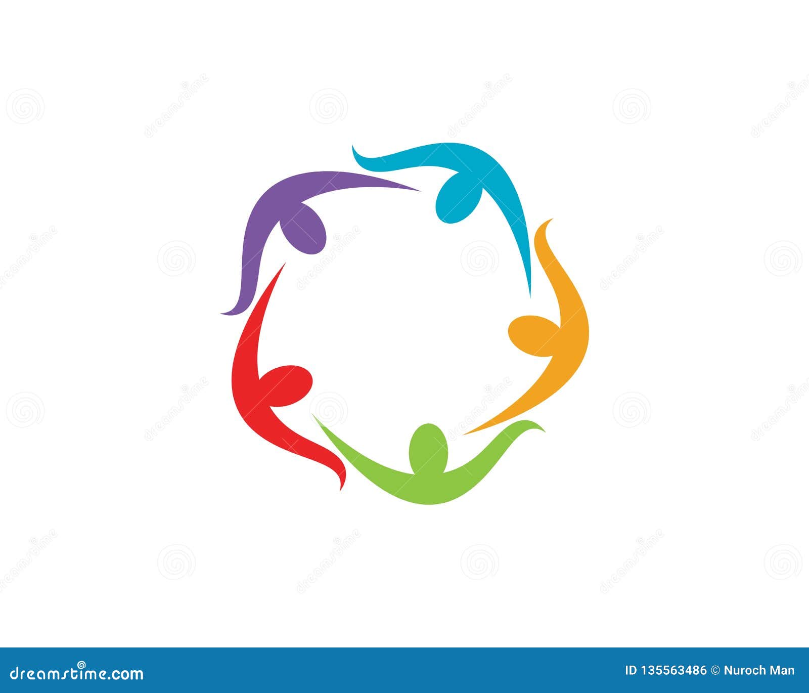 Community people logos stock vector. Illustration of colorful - 135563486