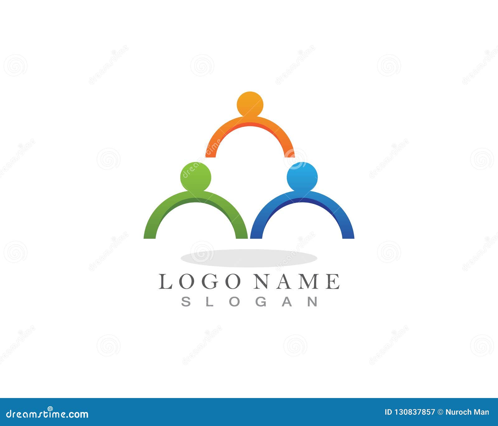 Community People Work Logo Vector Stock Vector - Illustration of ...