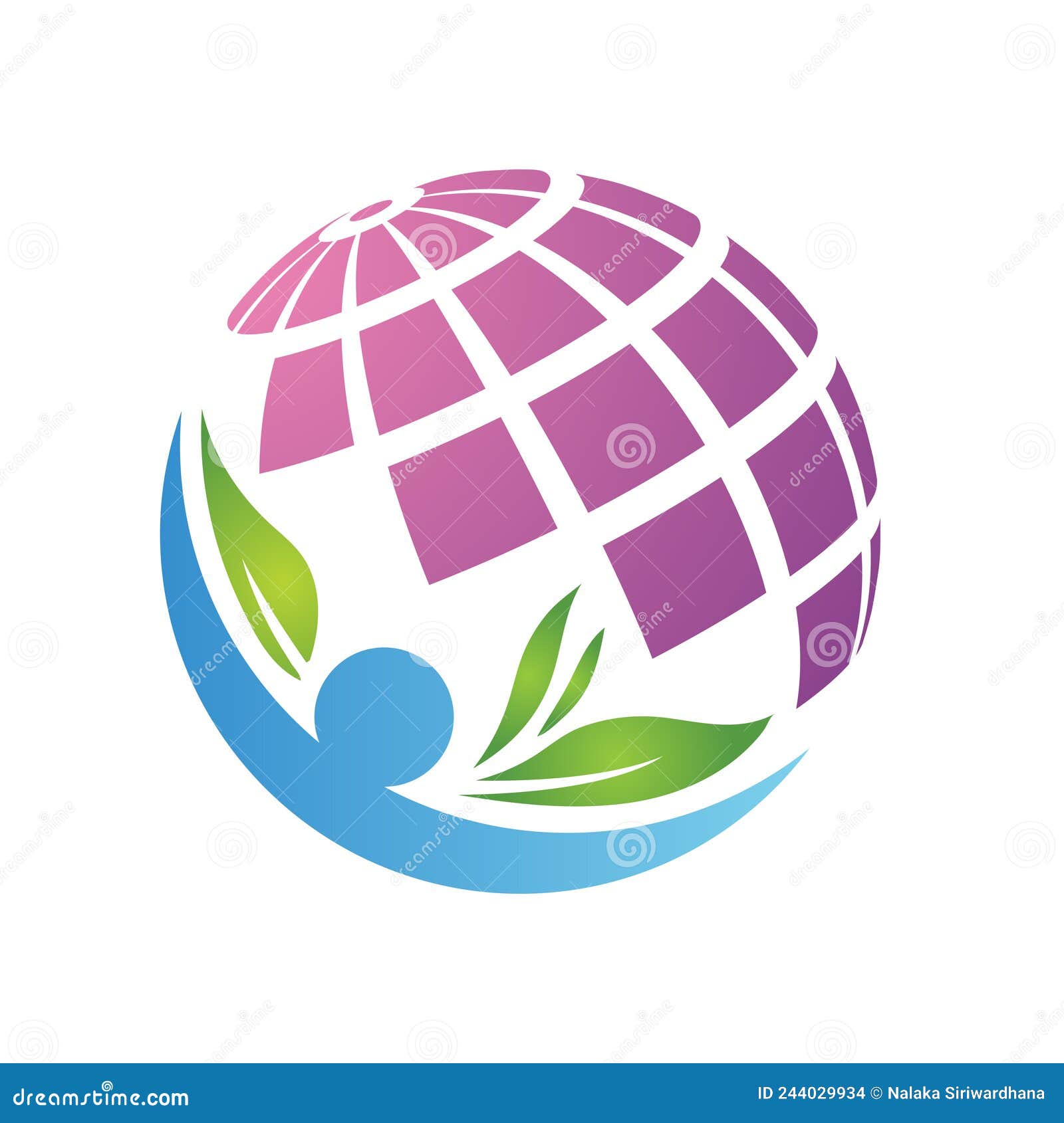 A Community Protection Globe/Earth. Stock Vector - Illustration of ...