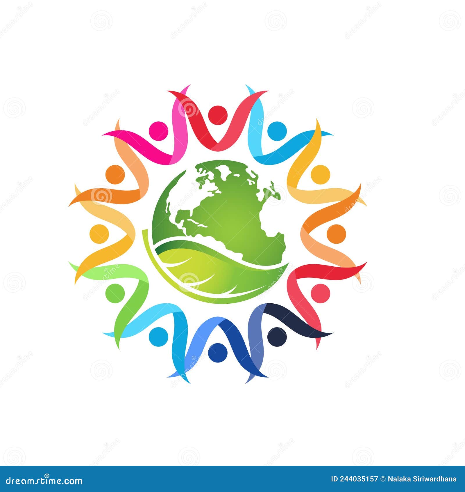 A Community Protection Globe/Earth. Stock Vector - Illustration of ...