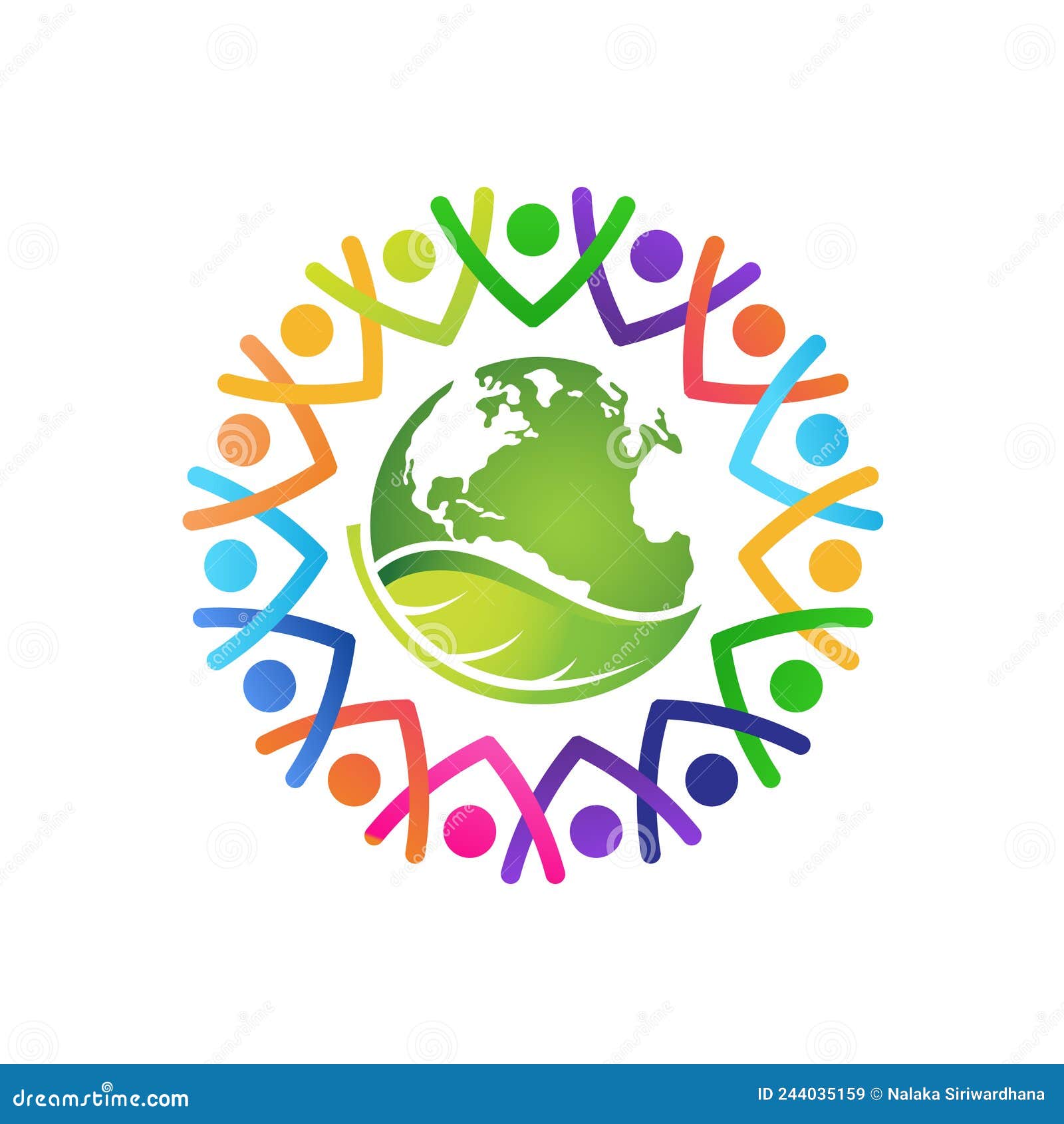 A Community Protection Globe/Earth. Stock Vector - Illustration of ...