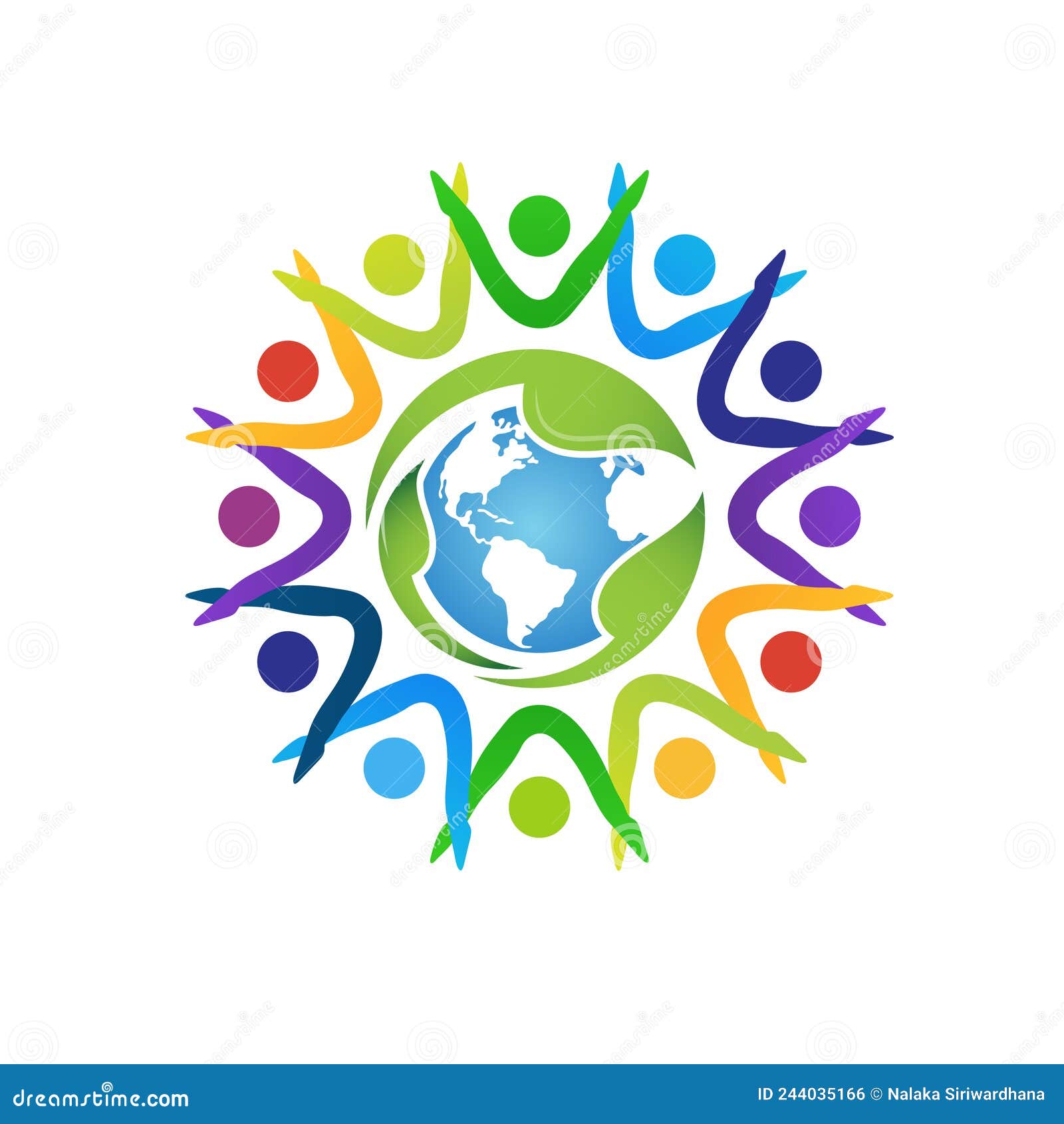 A Community Protection Globe/Earth. Stock Vector - Illustration of ...