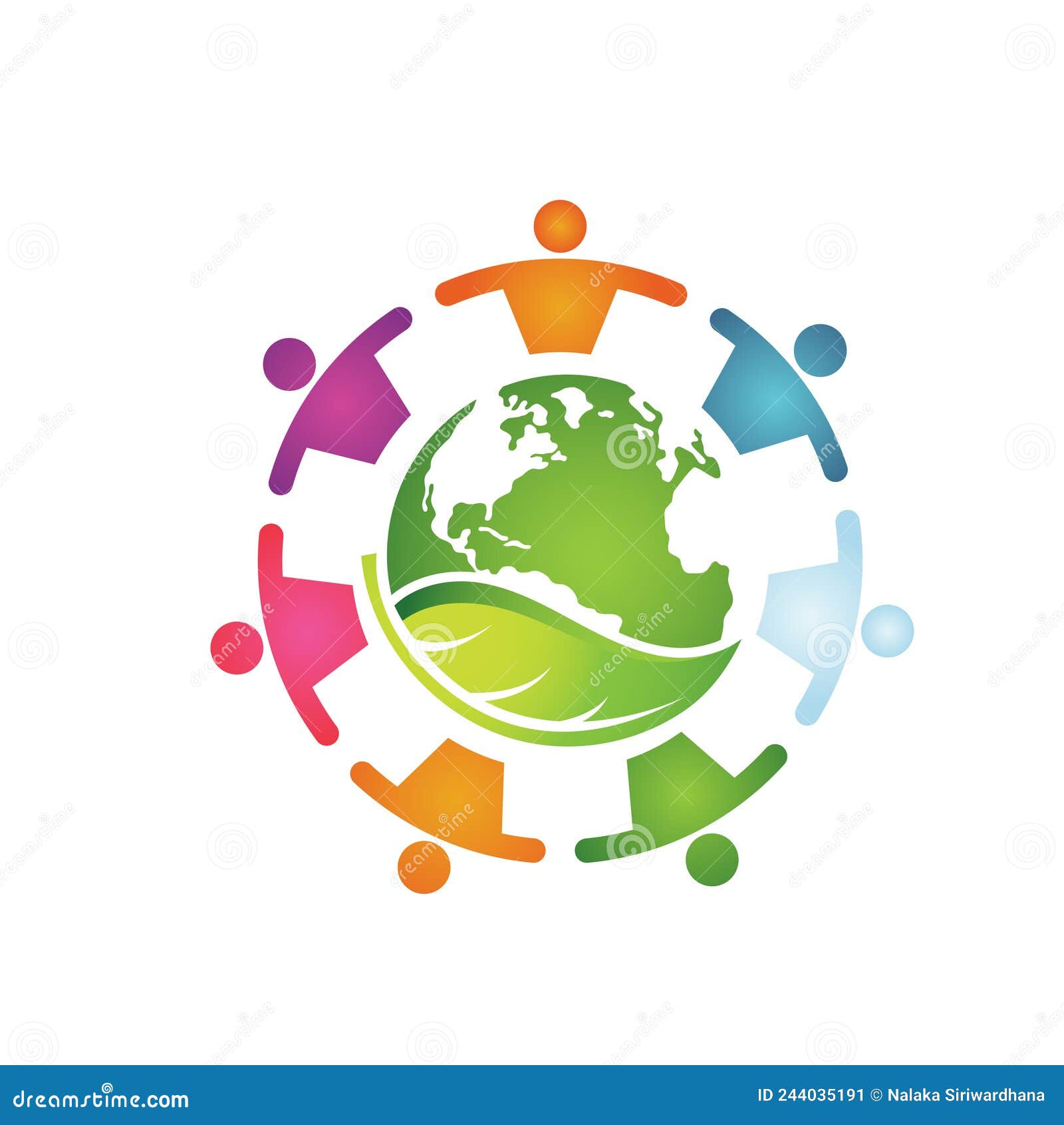 A Community Protection Globe/Earth. Stock Vector - Illustration of ...