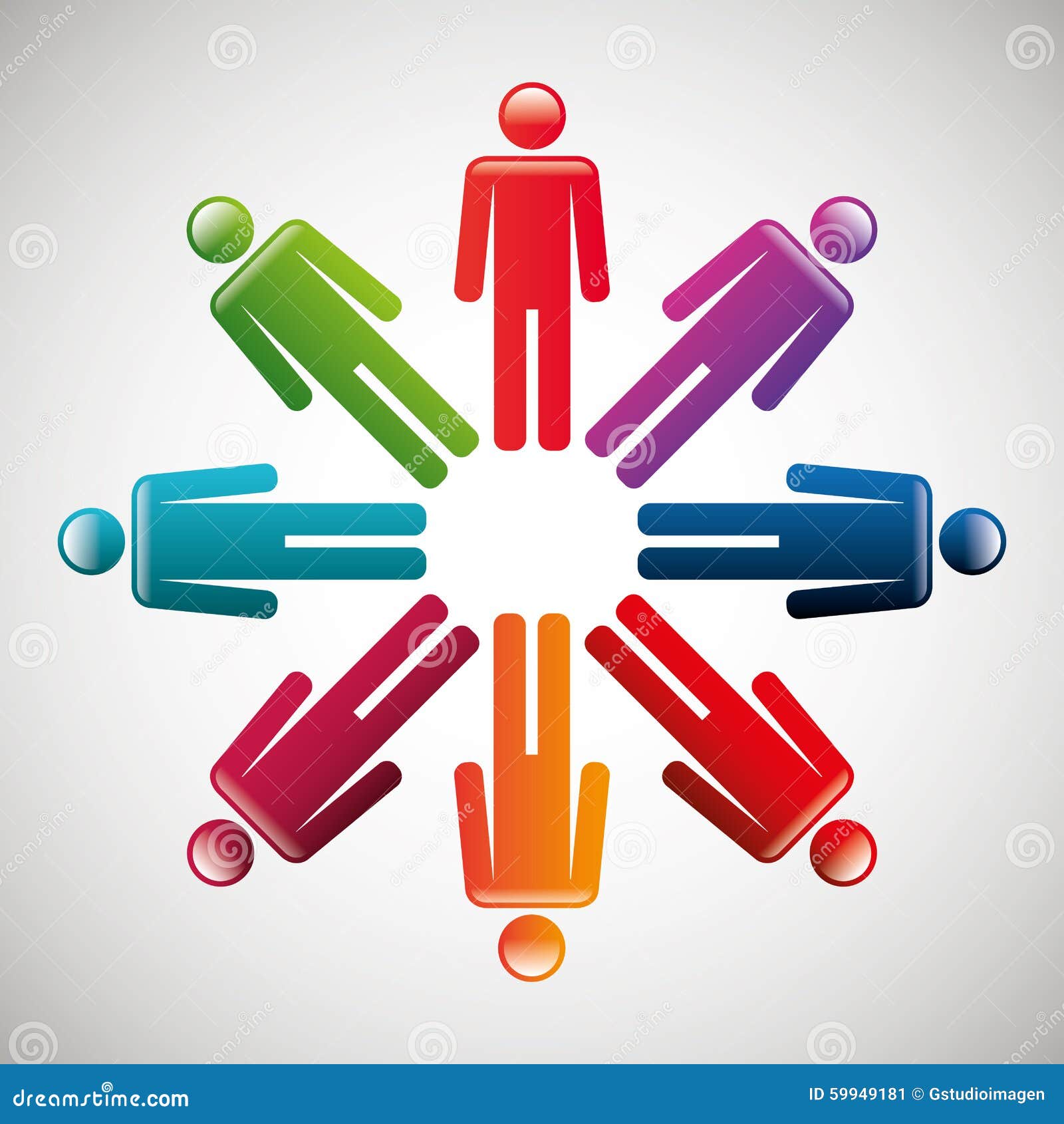 Community and social stock vector. Illustration of hands - 59949181