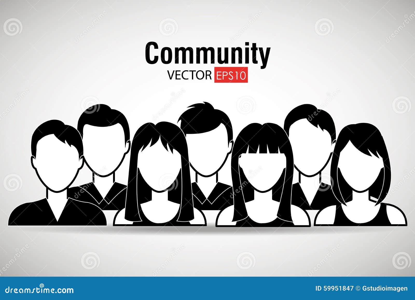 Community and social stock vector. Illustration of pictogram - 59951847