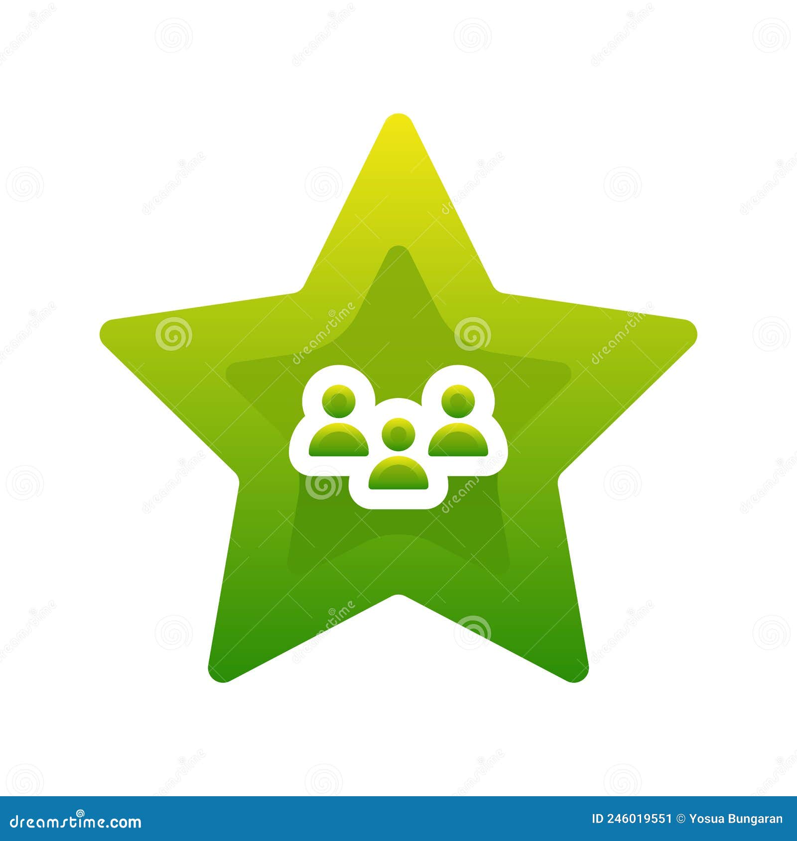 Community Star Gradient Logo Design Template Icon Stock Vector ...