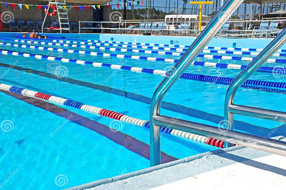 Community Swimming Pool stock photo. Image of pool, exercise - 5487794
