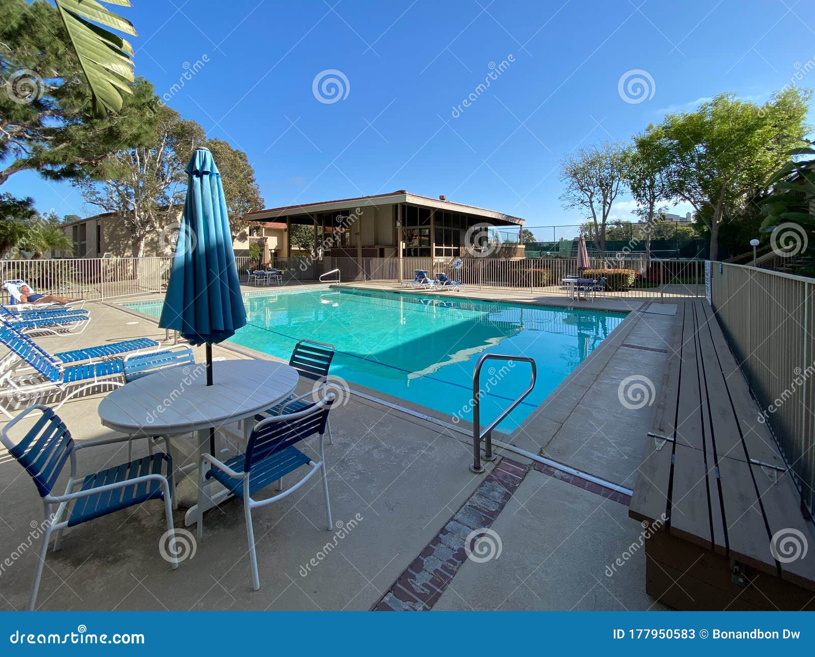 Community Swimming Pool and Jacuzzi Inside Typical Private Condo ...