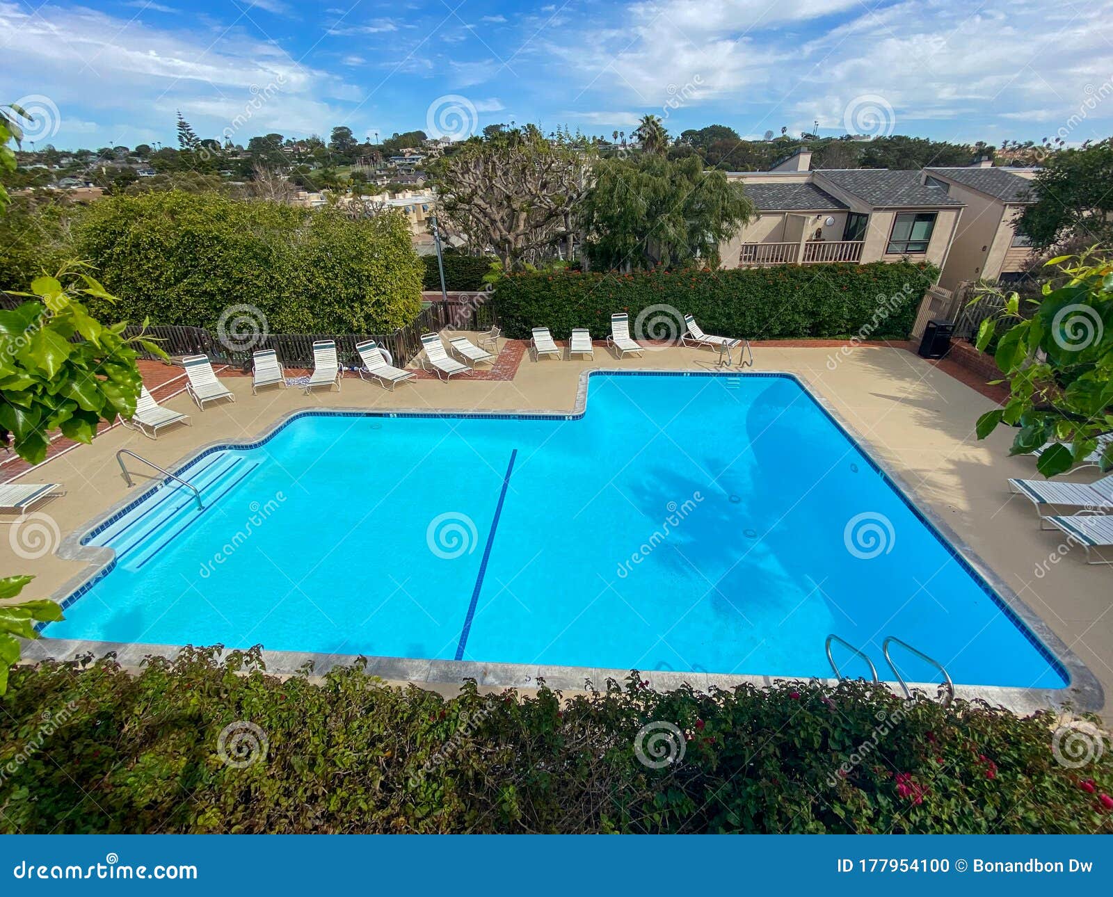 Community Swimming Pool and Jacuzzi Inside Typical Private Condo ...