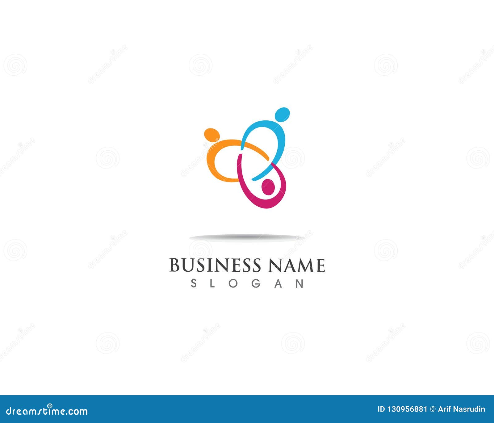 Community Team Work Logo Design Vector Stock Illustration ...
