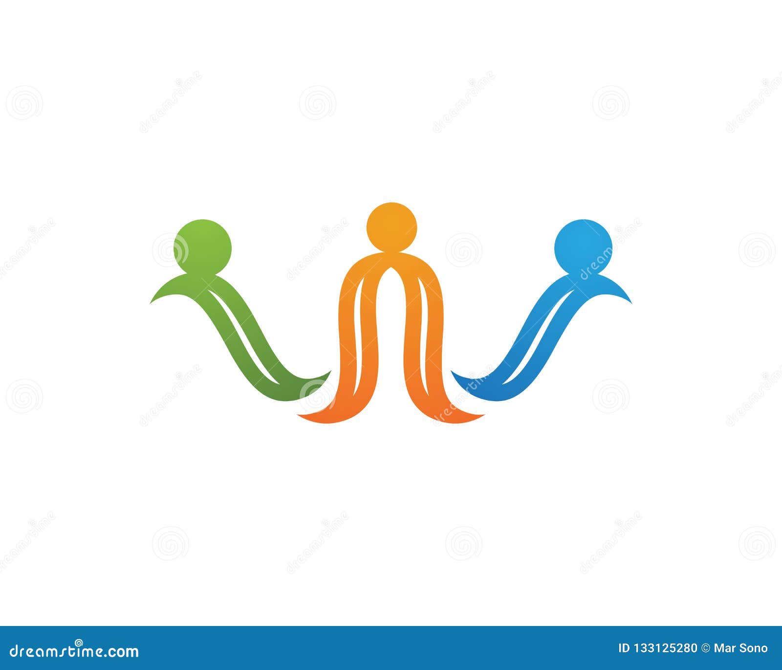 Community Unity Team Logo Vectors Stock Vector - Illustration of ...