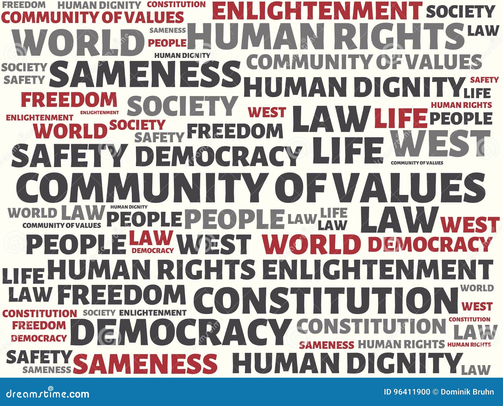 COMMUNITY of VALUES - Image with Words Associated with the Topic ...