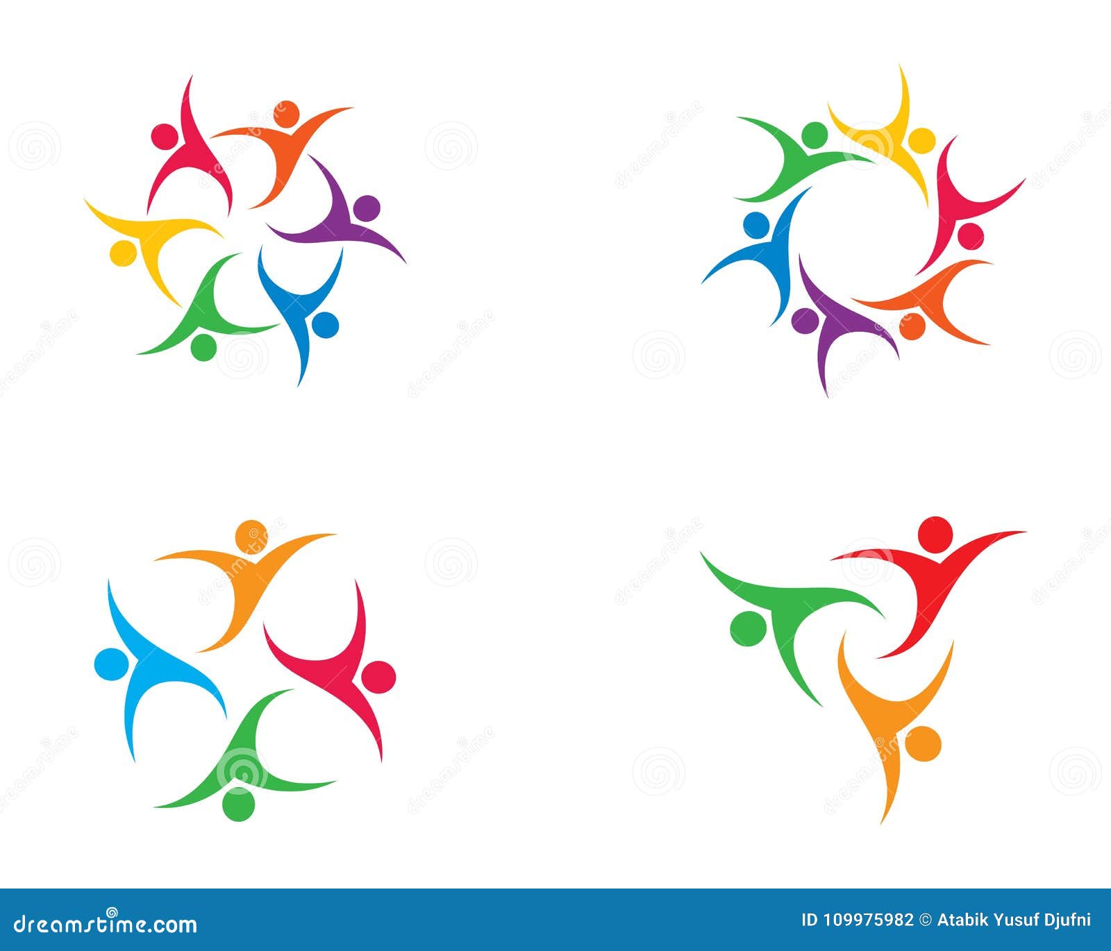 Community vector icon stock vector. Illustration of team - 109975982