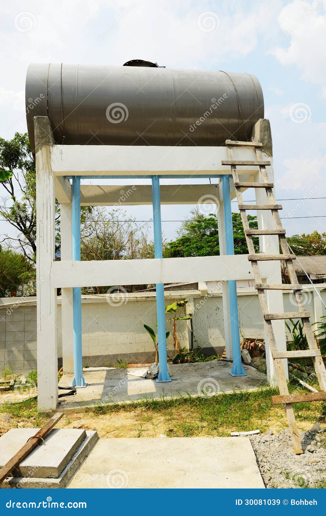 Water supply tank stock image. Image of fluid, aqua, large - 30081039