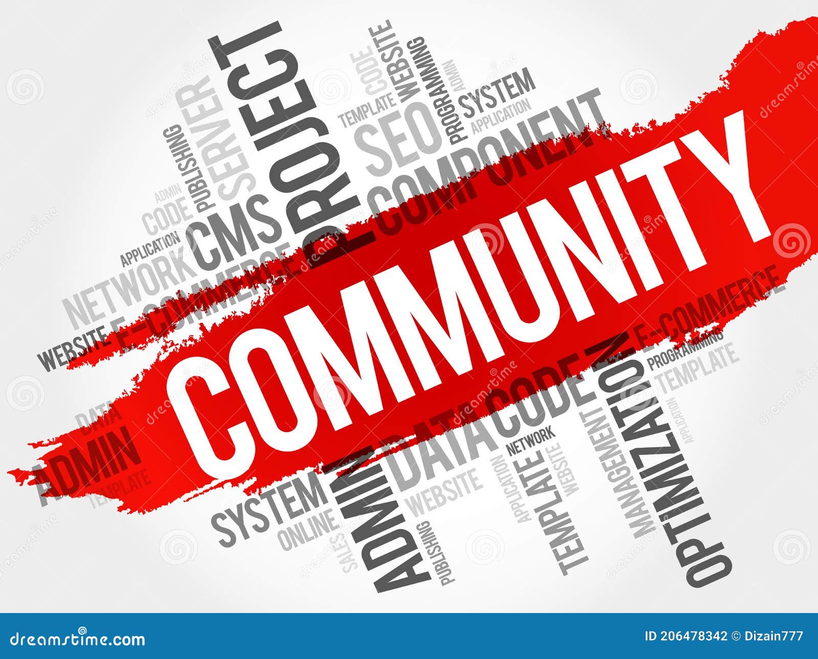 Community word cloud stock illustration. Illustration of friends ...