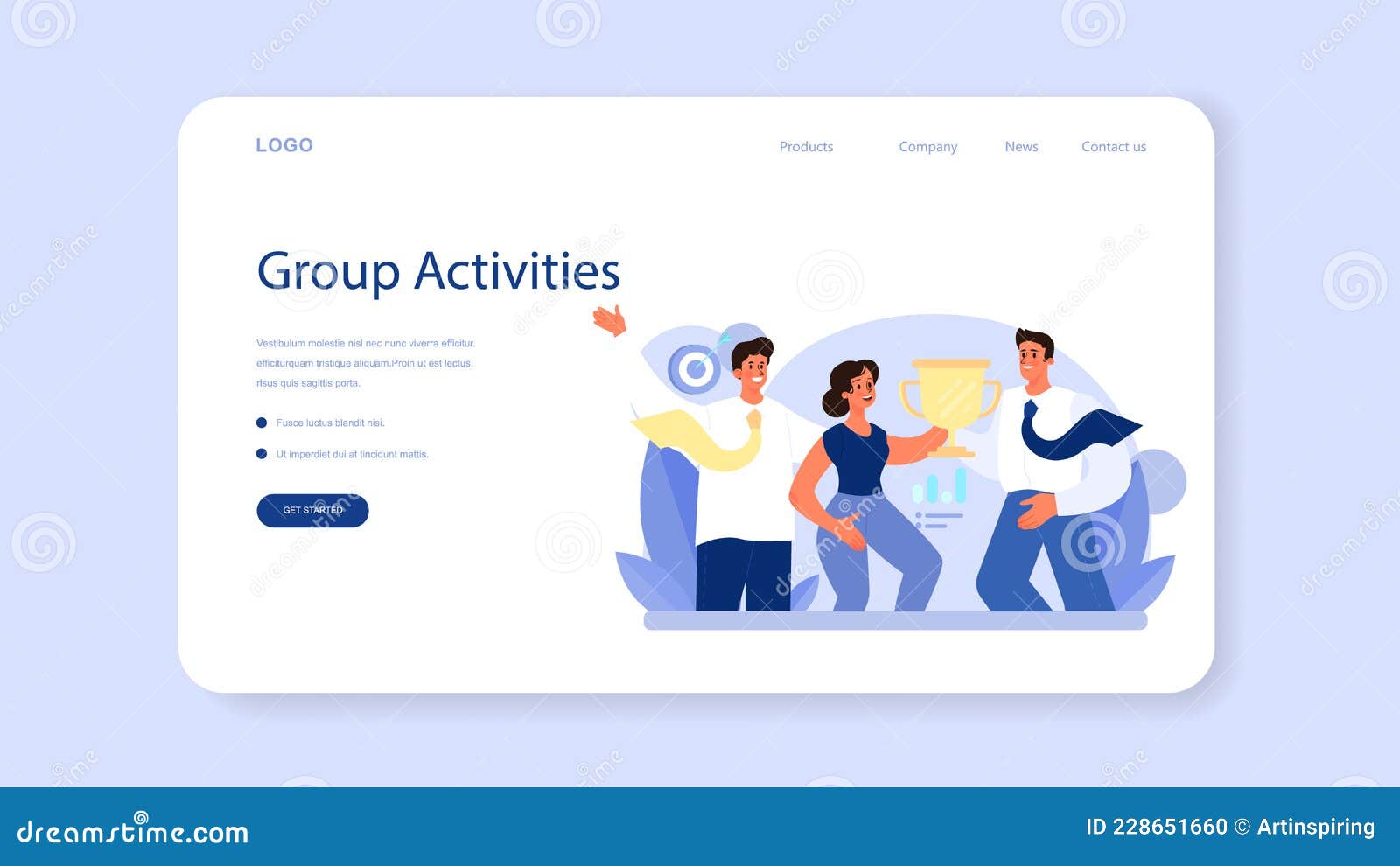 Community Working Web Banner or Landing Page. Team Building Stock ...