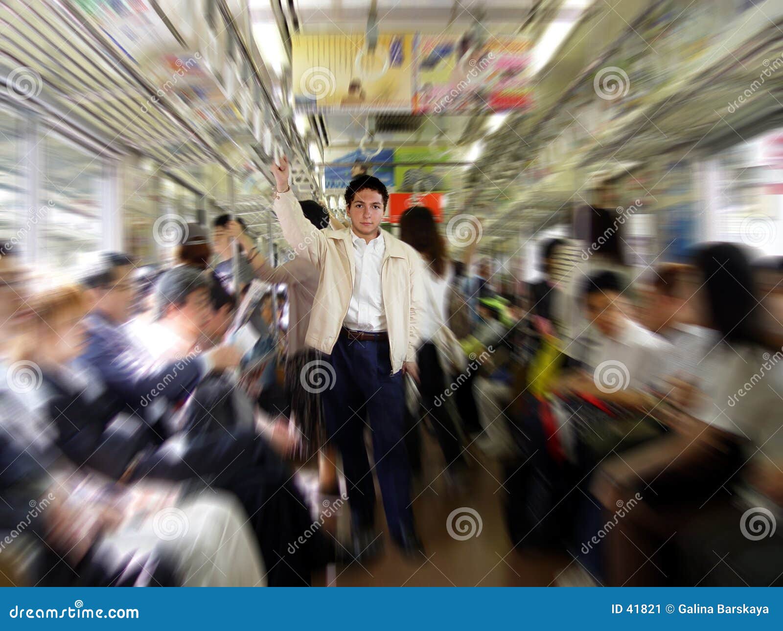 Commute stock image. Image of dynamic, people, crowded, business - 41821
