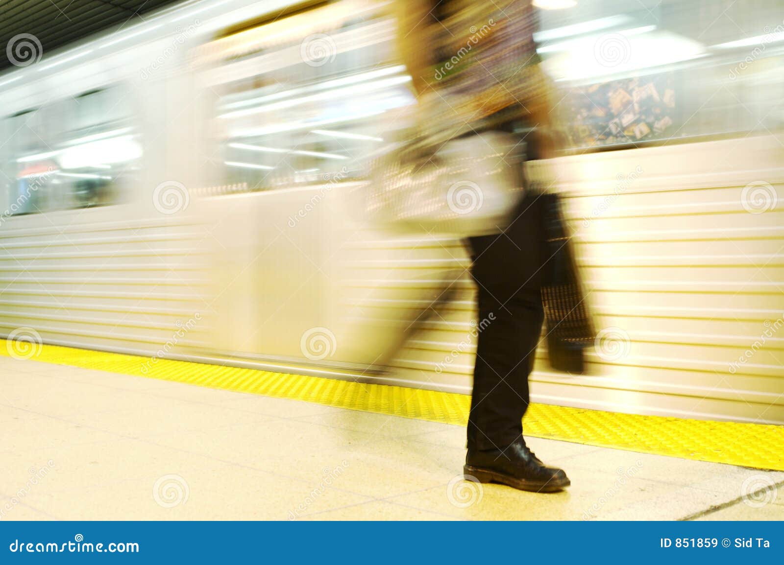 Commuter stock image. Image of commuter, train, depart - 851859