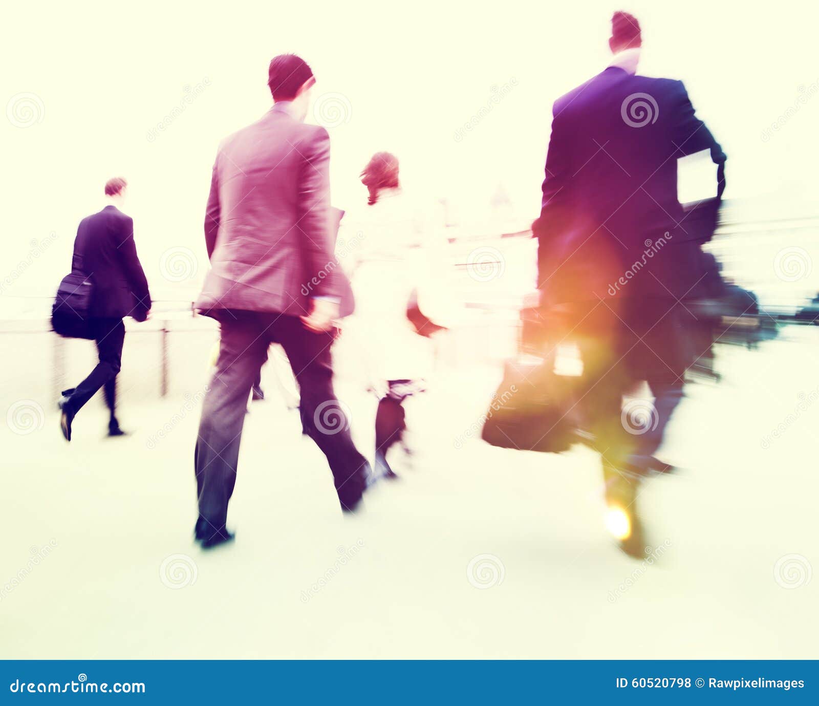 Commuter Business People Commuter Crowd Walking Concept Stock Photo ...