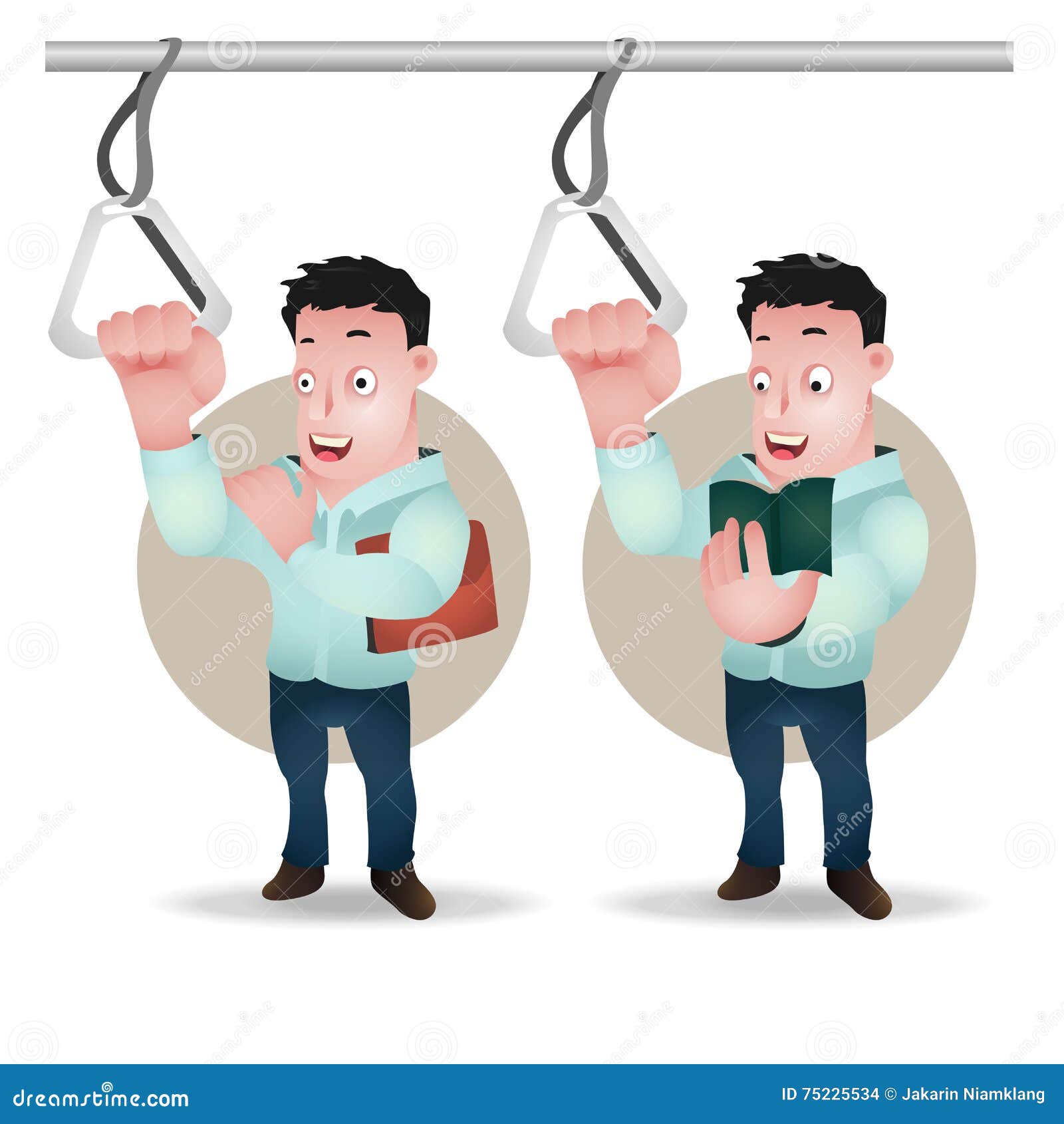 Commuter stock vector. Illustration of transportation - 75225534