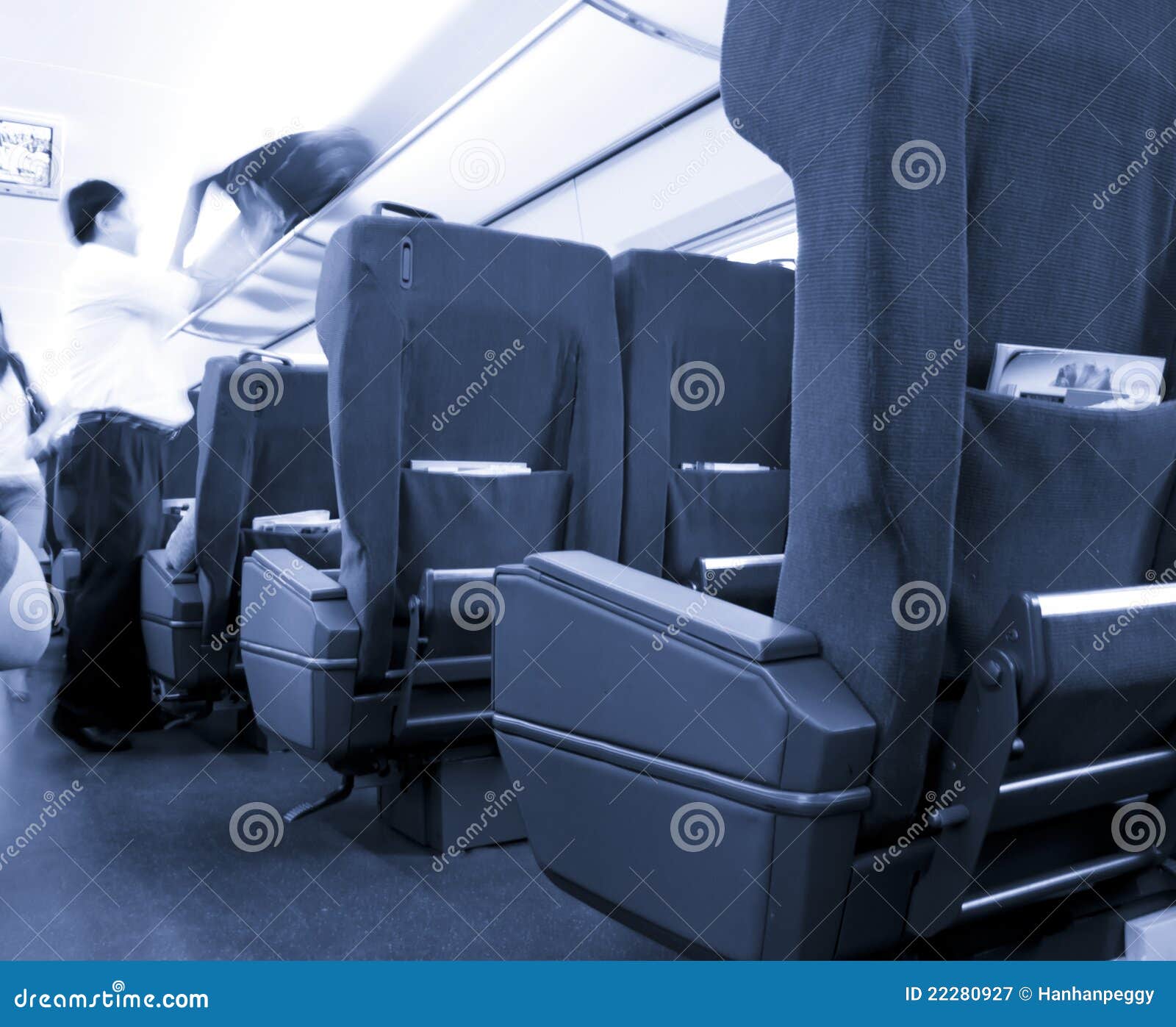 Commuter inside the train stock image. Image of high - 22280927