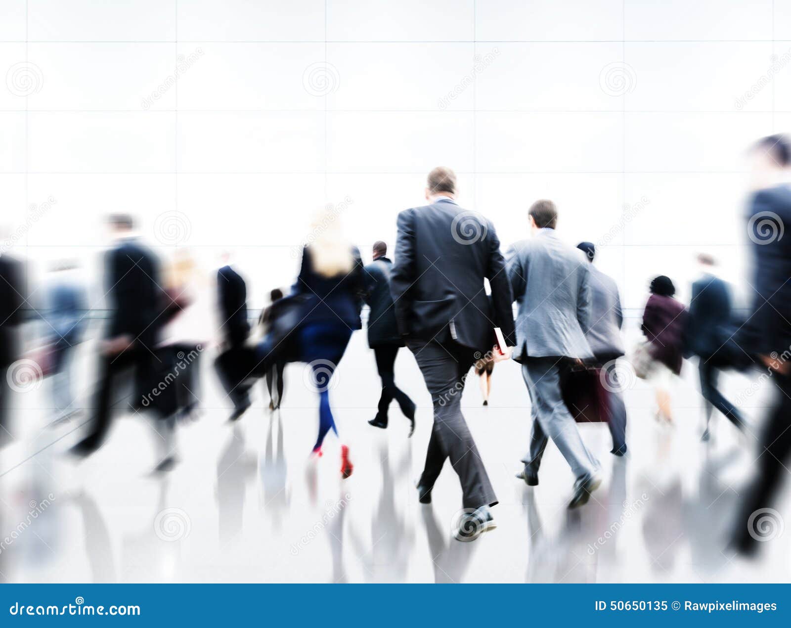 Commuter Rush Hour Travel Waking Business Concept Stock Image - Image ...