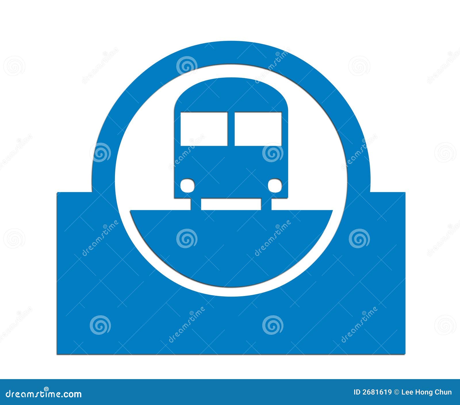 Commuter train stock illustration. Illustration of rail - 2681619