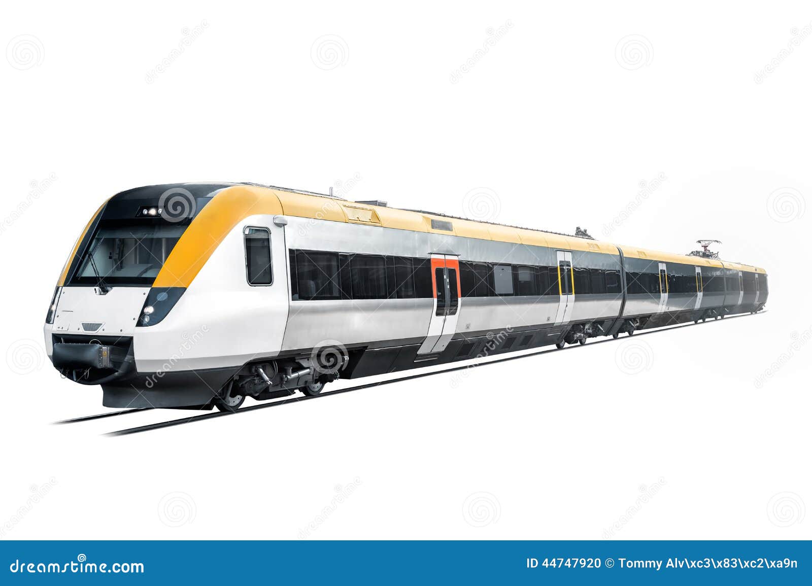 Commuter train stock photo. Image of travel, passenger - 44747920