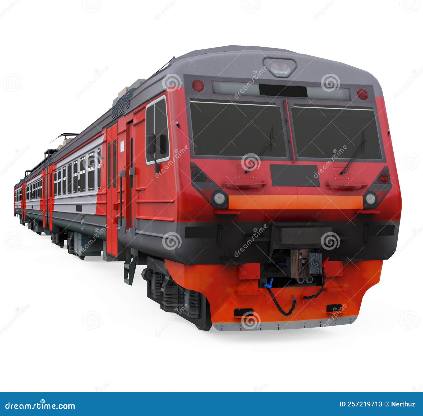 Set Of Commuter Train Banners Cartoon Vector | CartoonDealer.com #65655231