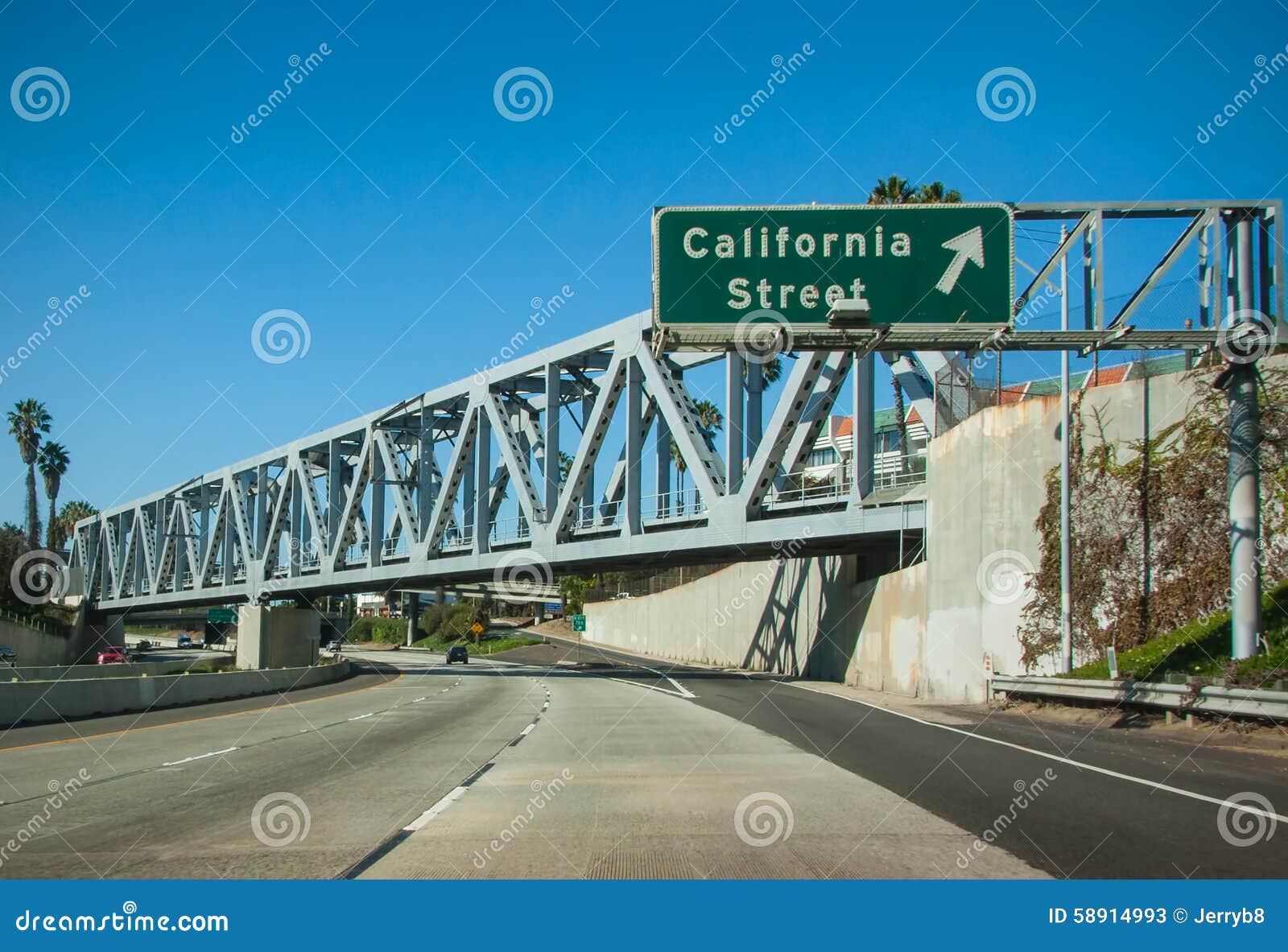 Commuter Train Overpass stock image. Image of cement - 58914993