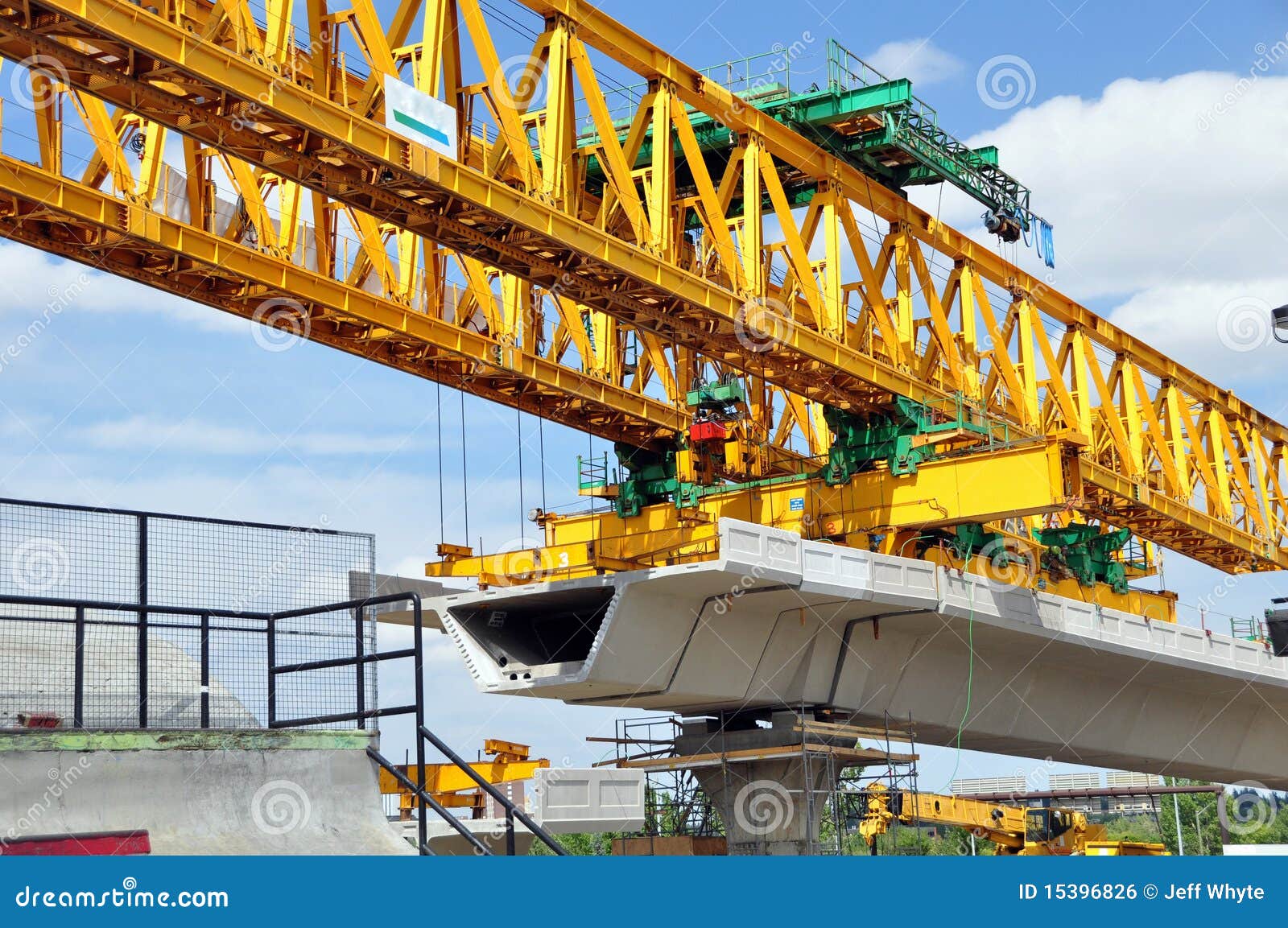 Commuter Train Platform Construction Stock Photo - Image of scene ...