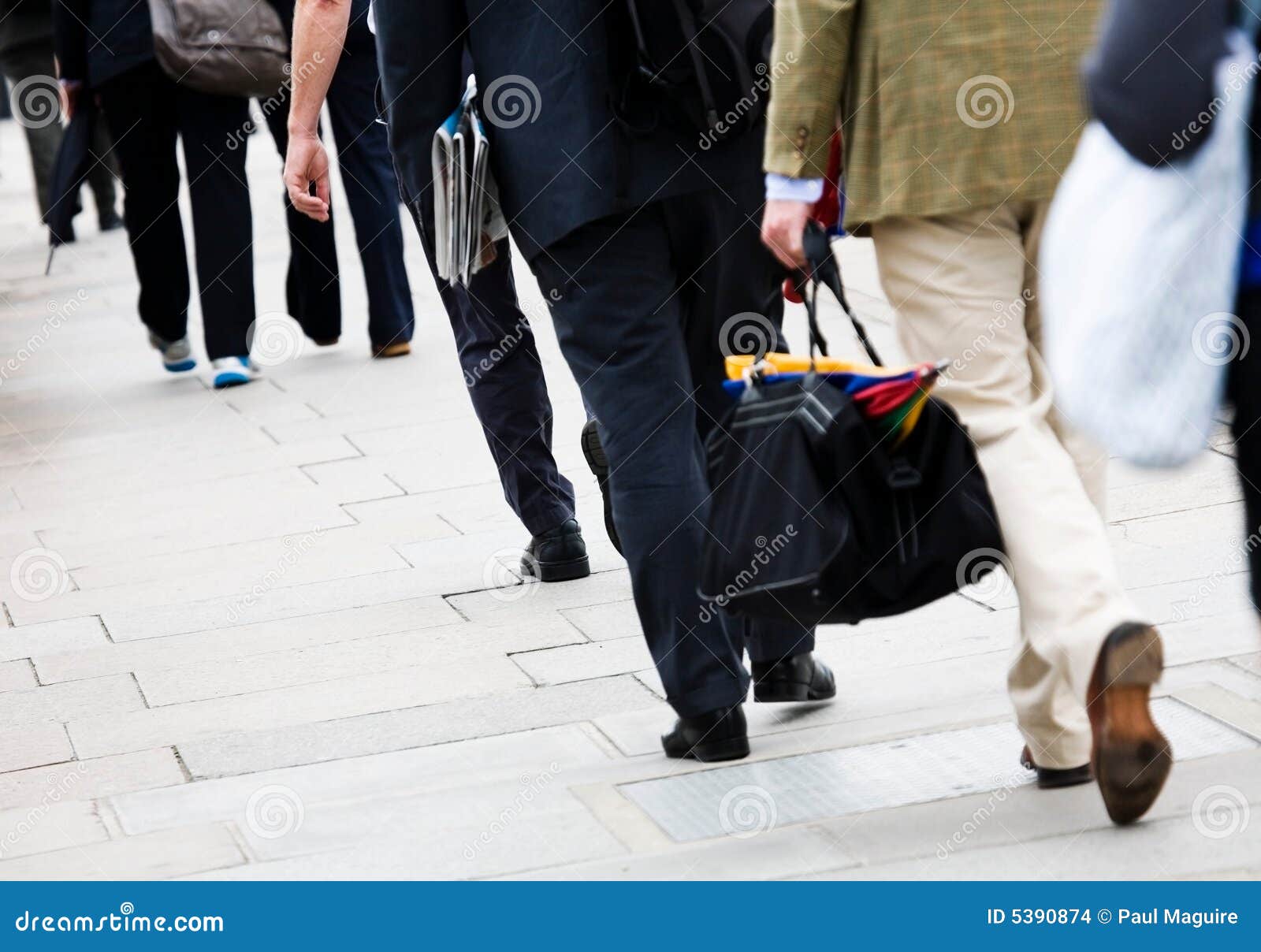 Commuters stock photo. Image of commute, pavement, passenger - 5390874