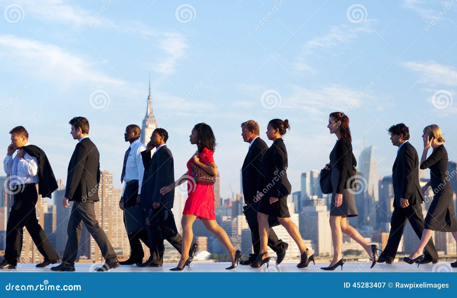 Daily Commuters of New York Stock Image - Image of mode, female: 45283407