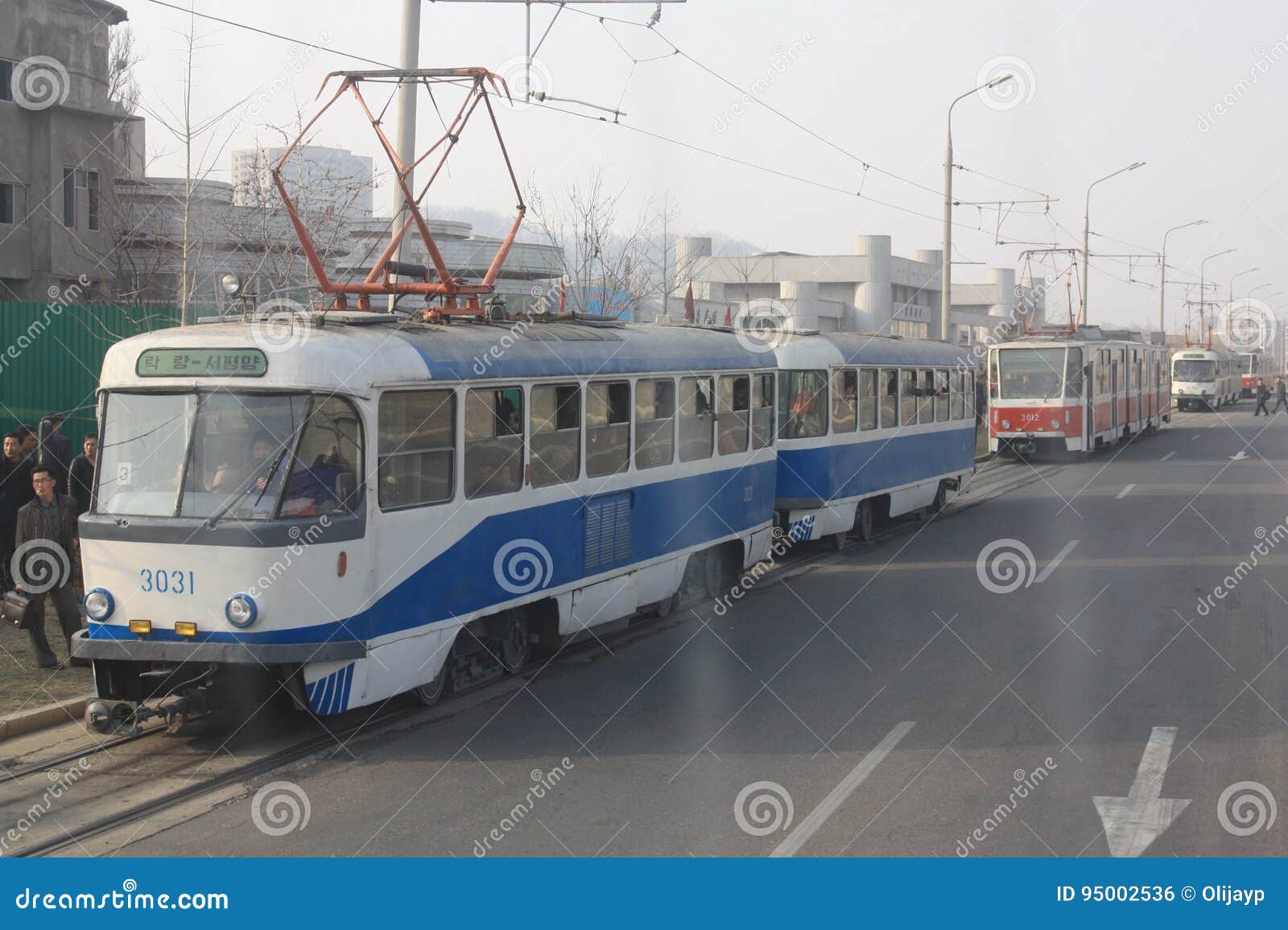 Pyongyang Trams editorial photo. Image of korea, trams - 95002536