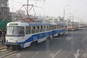 Pyongyang Trams editorial photo. Image of korea, trams - 95002536