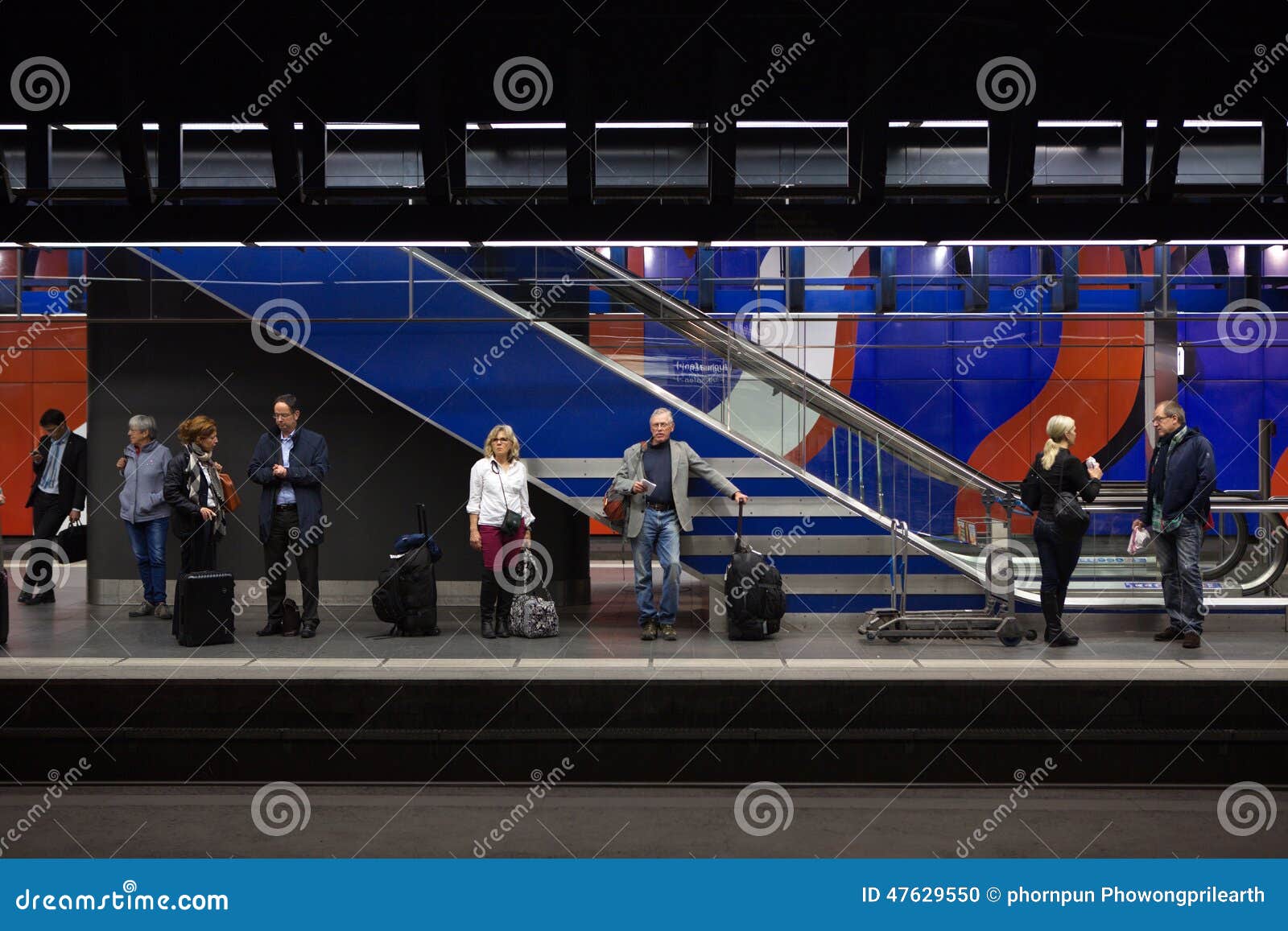 Commuters subway editorial image. Image of travelers - 47629550