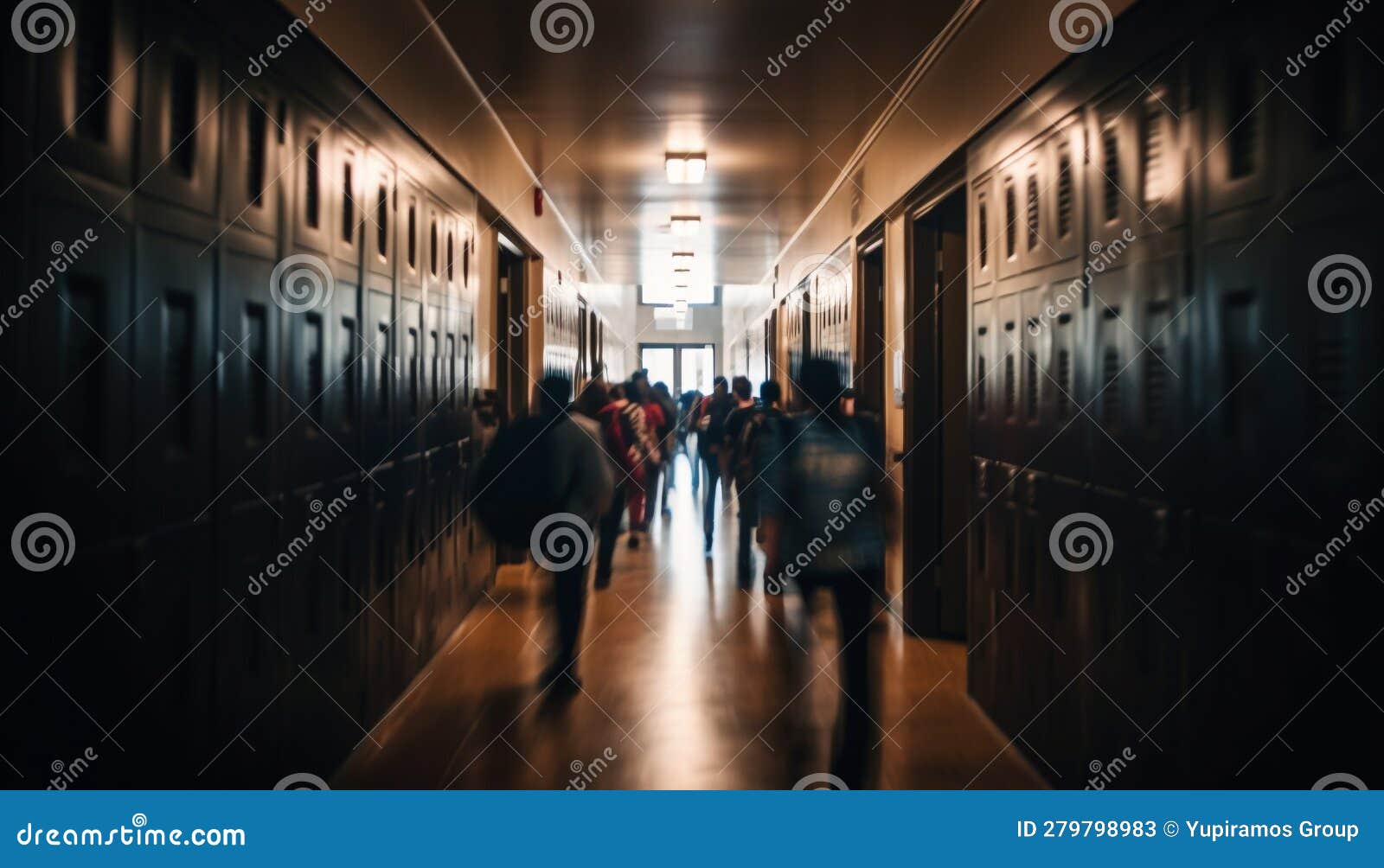Commuters Walking On A Busy Train Platform At Night, Commuters Walking ...