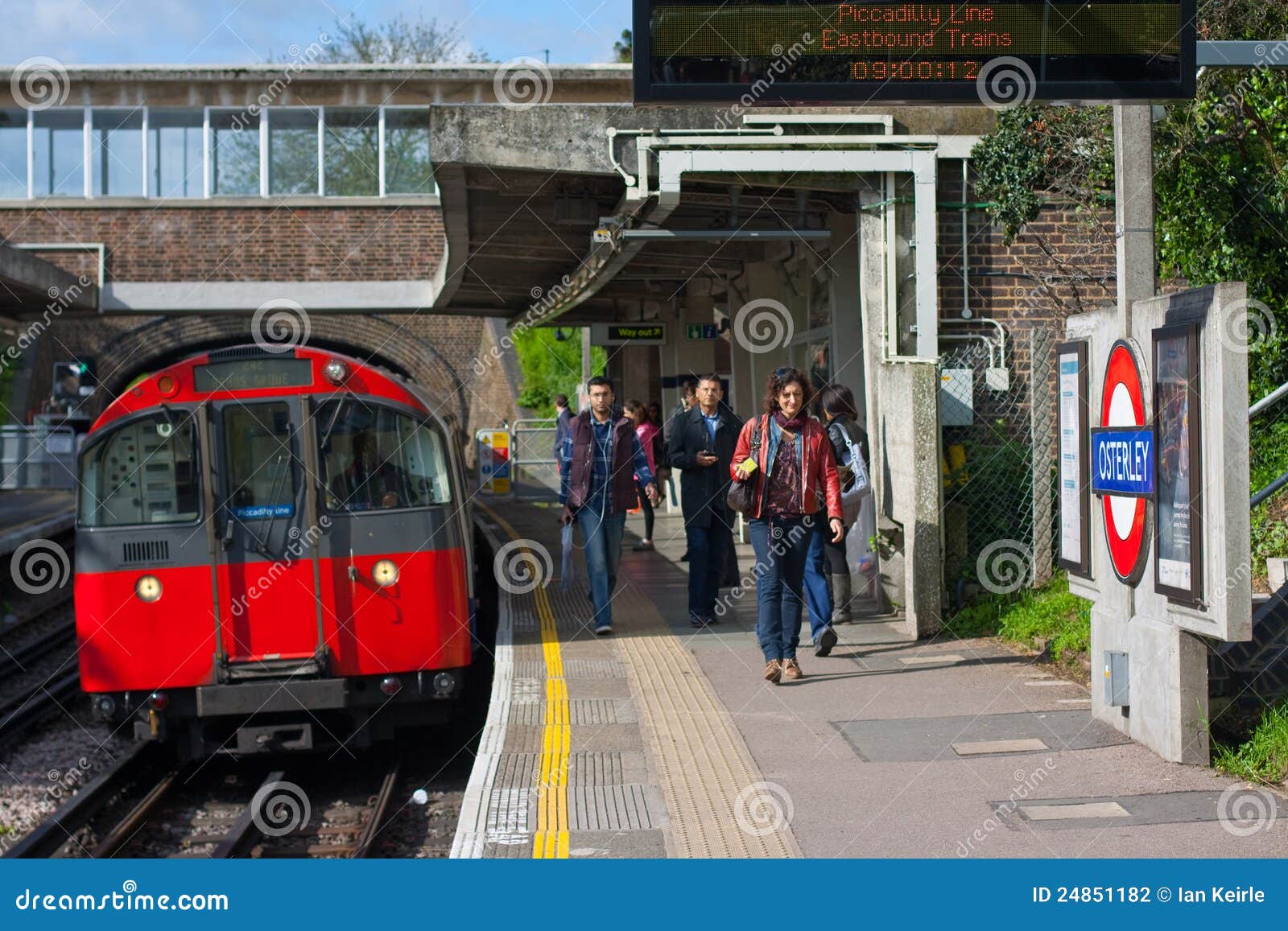 London Underground Subway Station Sign. TFL Tube Badge. Editorial Photo ...