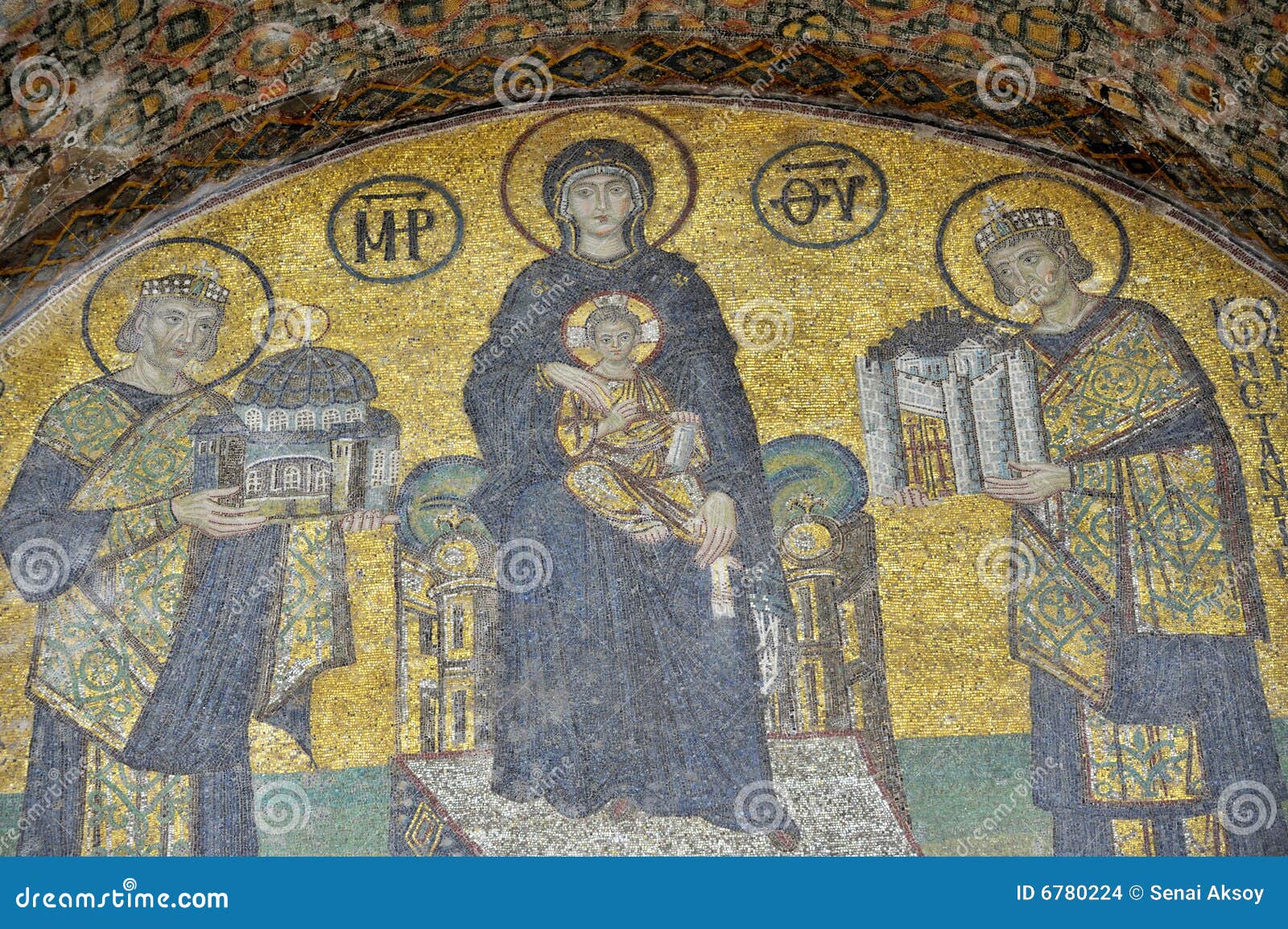 The Comnenus Mosaics, Hagia Sophia, Istanbul Stock Photo - Image of ... The Comnenus Mosaics, Hagia Sophia, Istanbul Stock Photo - Image of ...