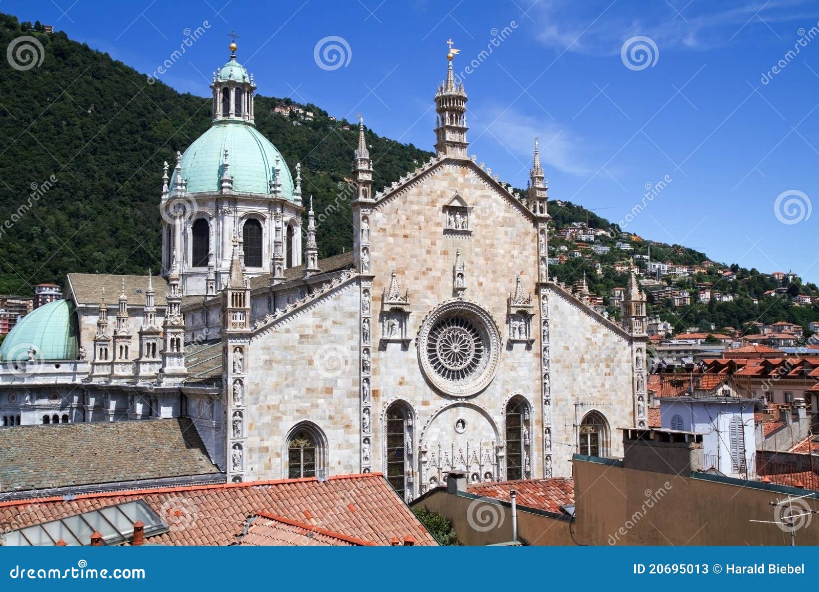 Como cathedral, Italy stock image. Image of belief, catholic - 20695013