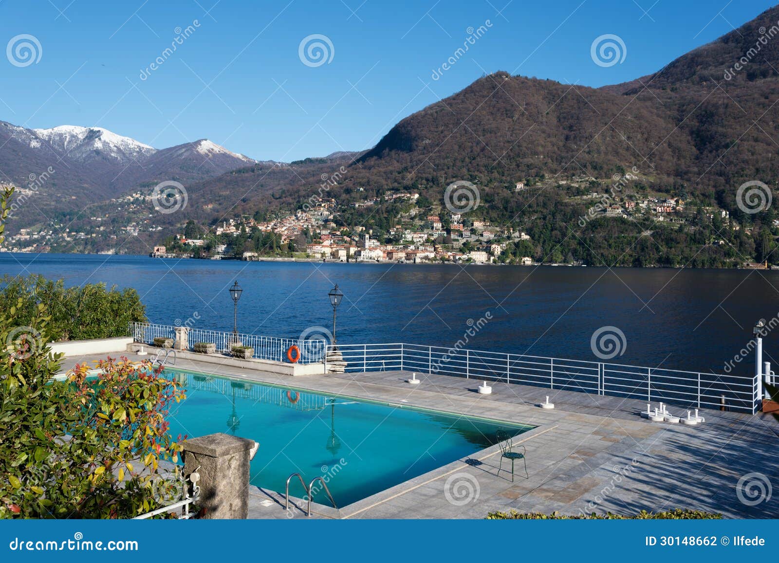 Como Lake, Lario Village from Moltrasio, Italy. Stock Photo - Image of ...