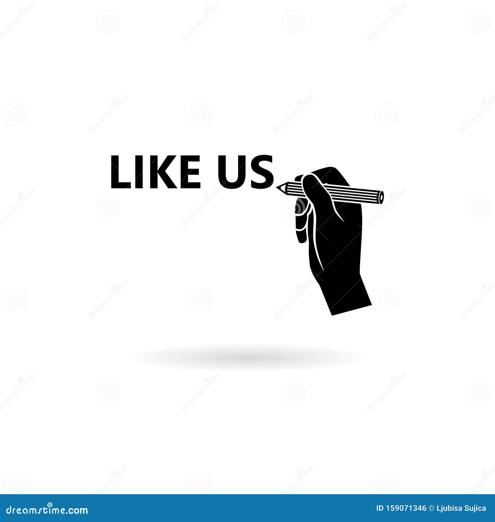 Como Nosotros Icono Sobre Fondo Blanco Ilustración del Vector ...