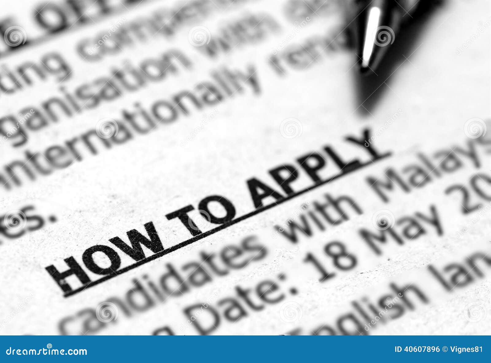 Como se aplicar foto de stock. Imagem de sucesso, firma - 40607896