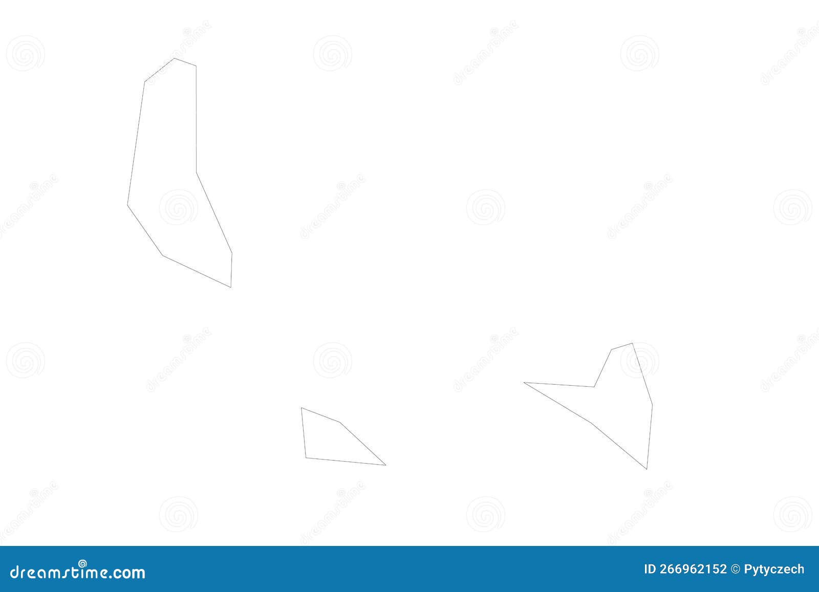 Comoros Political Map of Administrative Divisions Stock Vector ...