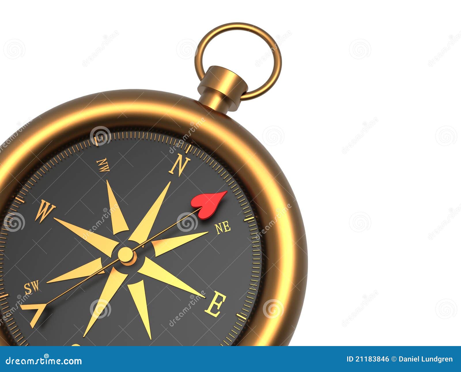 Compás del amor stock de ilustración. Ilustración de acercamiento ...