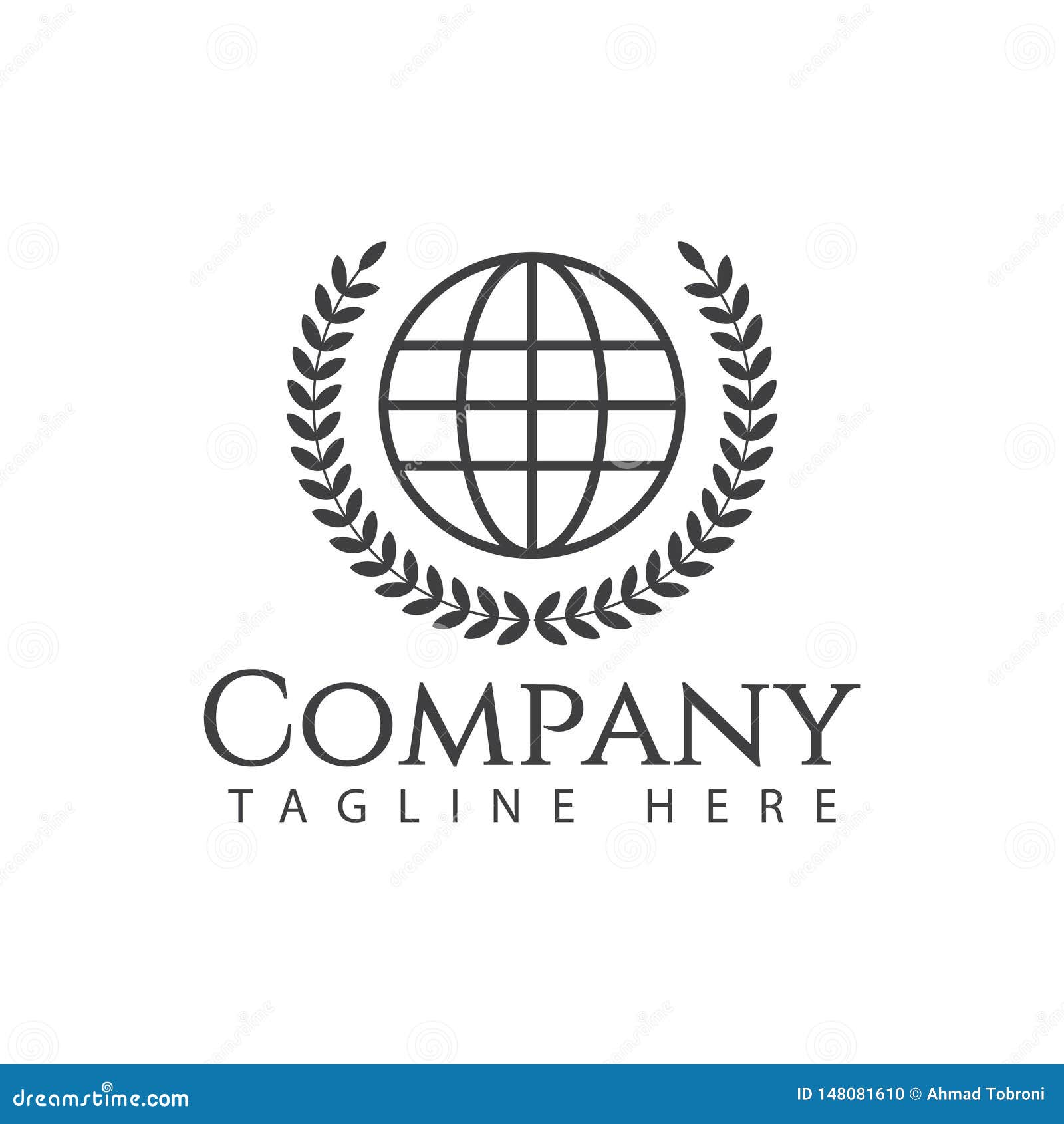 Compa??a Logo Vector Template Design Illustration Ilustración del ...