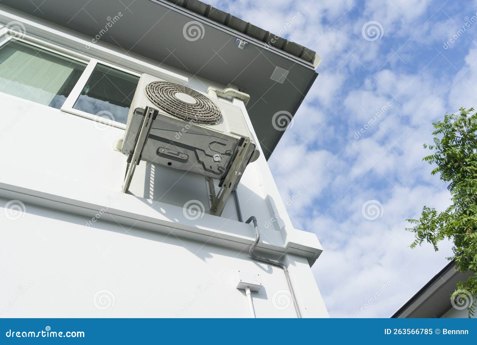 The Compact Air Compressor Unit. Stock Image - Image of duty, electric ...