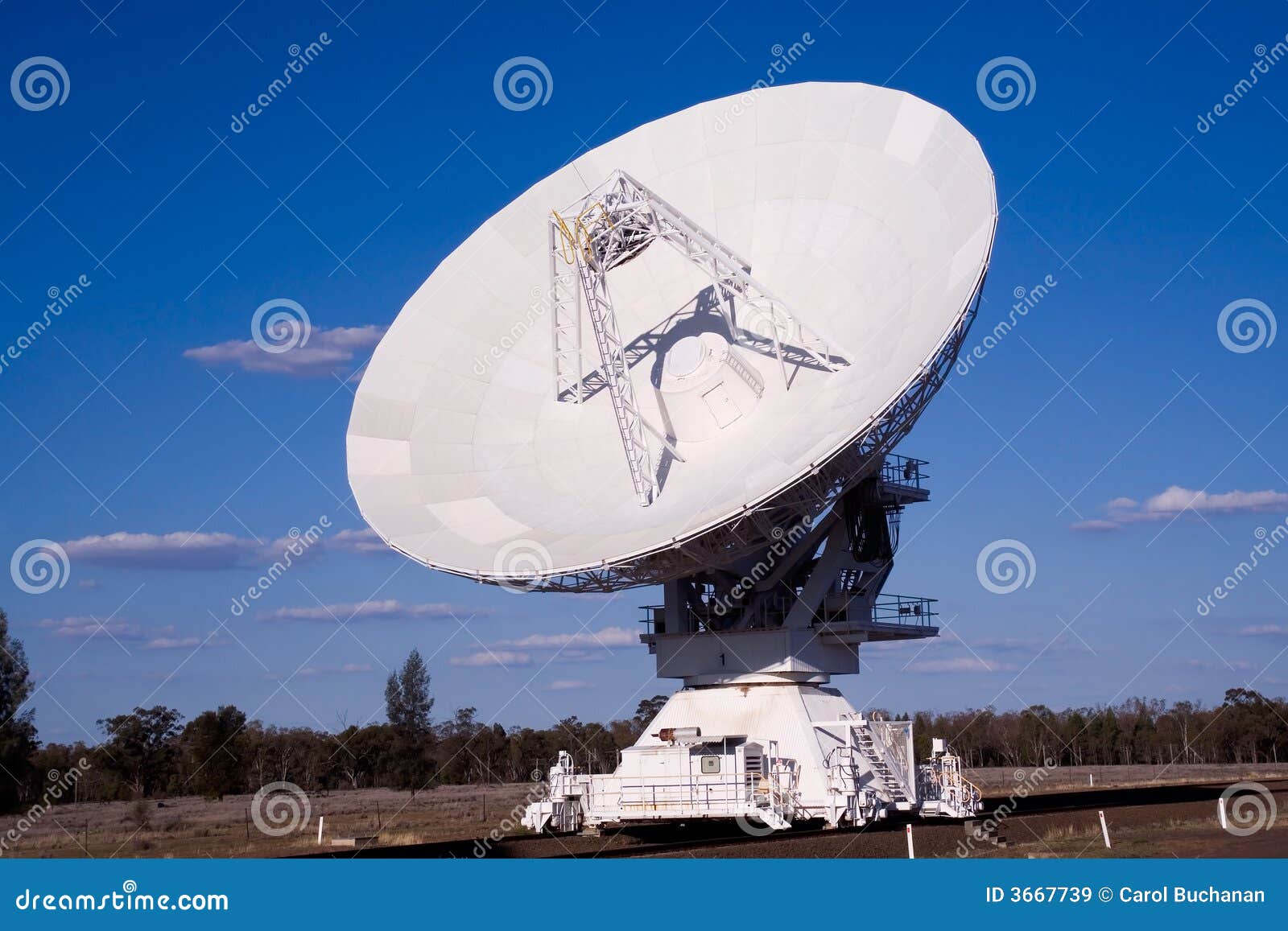 Compact Array Telescope stock image. Image of satellite - 3667739