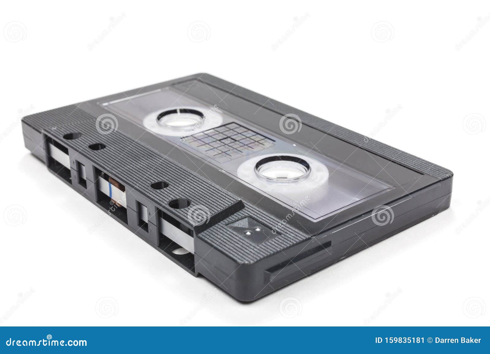 Compact Cassette Audio Tape Stock Image - Image of audio, grey: 159835181